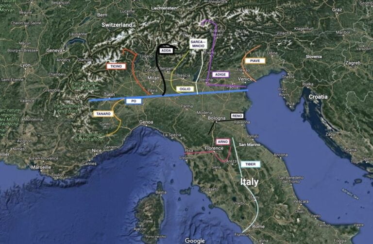 Rivers in Italy: the ultimate guide and 12 Italian rivers